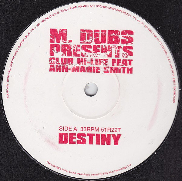 Destiny – Doogan records