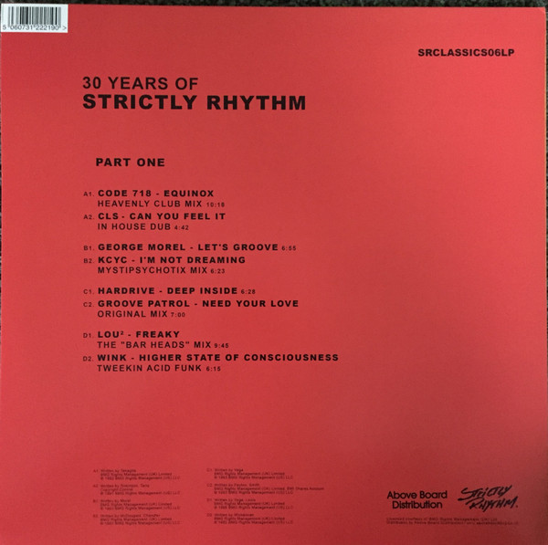 30 Years Of Strictly Rhythm Part One – Doogan records